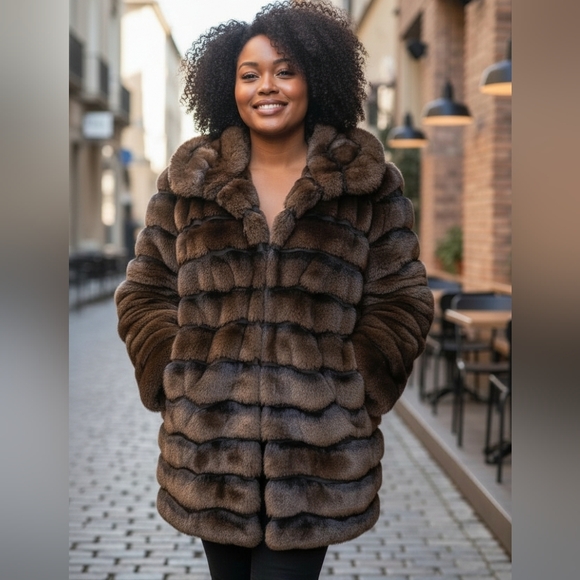 Fabulous Furs | Jackets & Coats | Fabulous Furs By Donna Salyers Faux ...